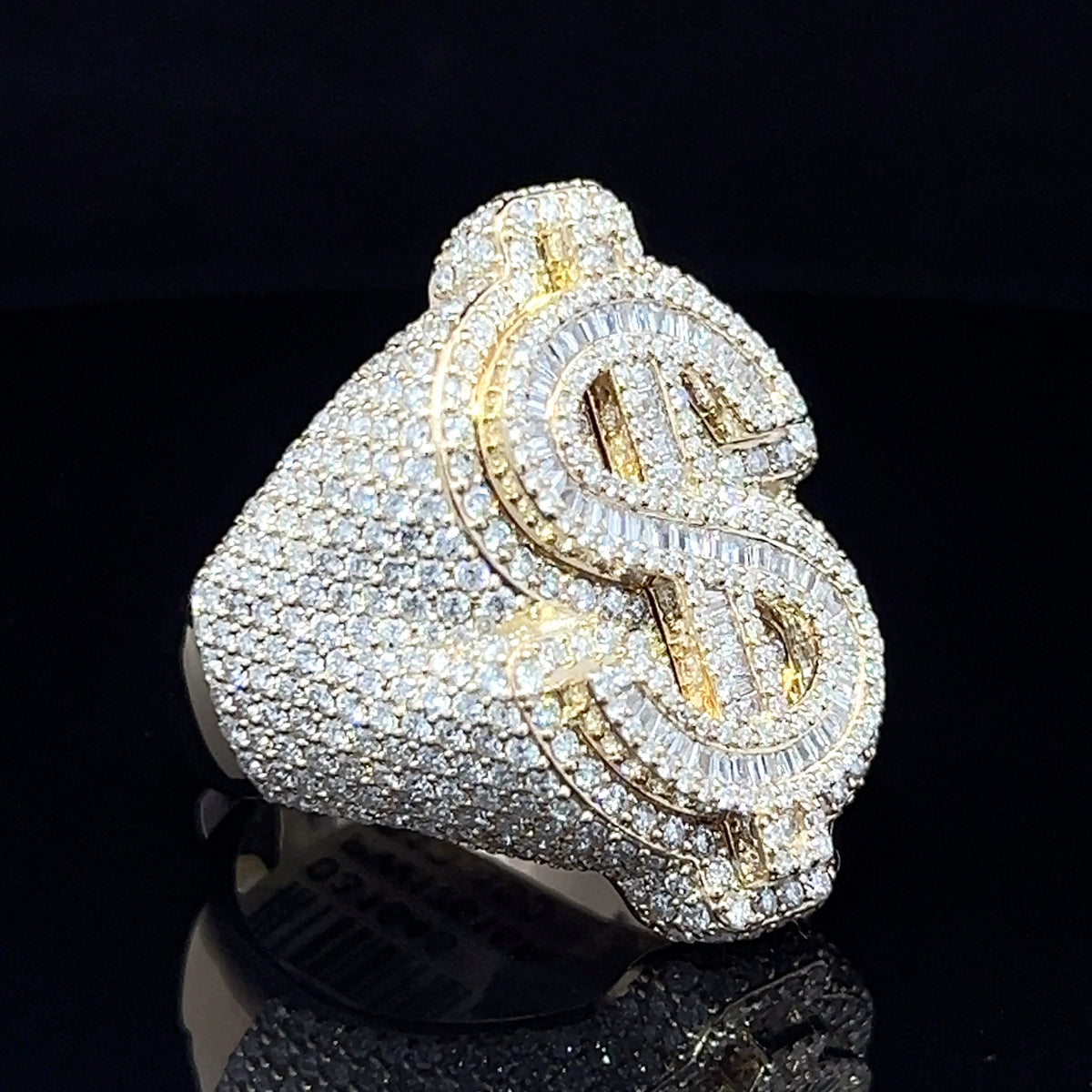 Yellow gold diamond Money Ring – Mike The Jeweler
